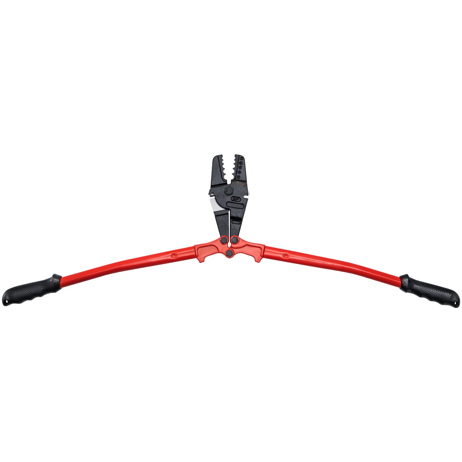 VEVOR Hand Swager Crimper 24 Inch,Swaging Tool 5 Cavity 1/16" 3/32" 1/8 ...