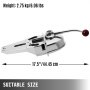 EXCELLENT UNIVERSAL SINGLE LEVER TOP MOUNT MARINE BOAT HANDLE JET ...
