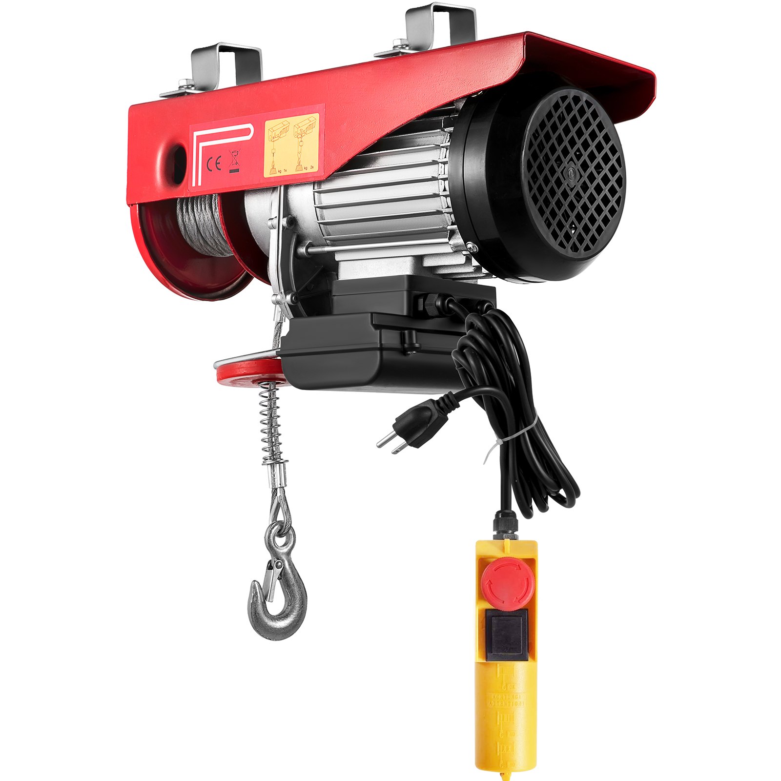 VEVOR Electric Hoist, 1320LBS Electric Winch, Steel Electric Lift, 110V ...