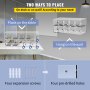 VEVOR Cell Phone Storage Locker, 10 Slots Acrylic Material with Door ...