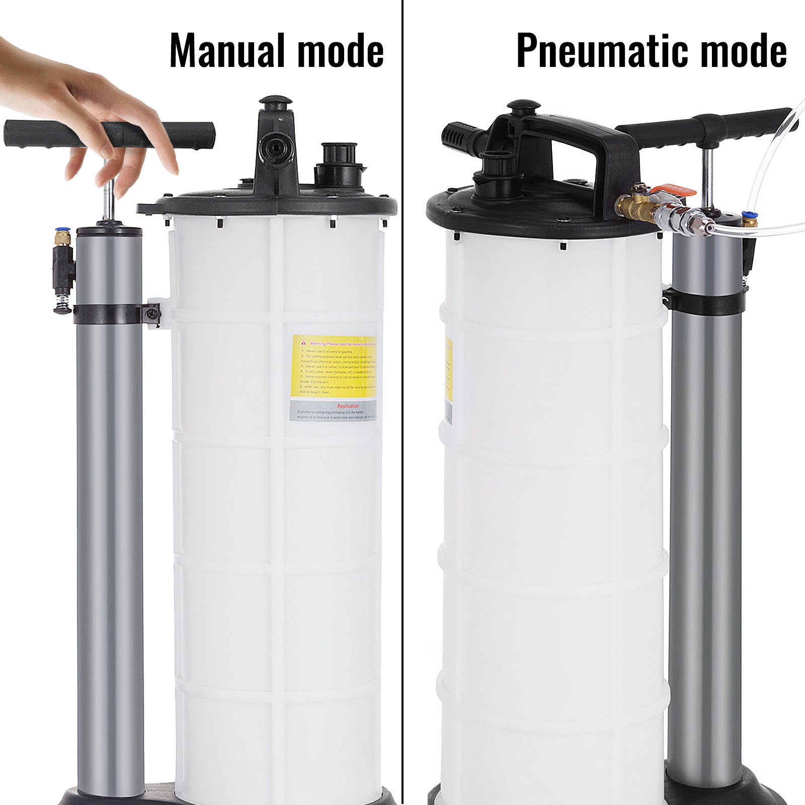 9l Air Operated/pneumatic Fluid Extractor Engine Oil Tank Remover 70psi ...