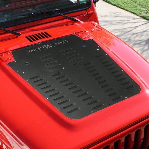 Vented Hood Louver-Original Powdercoat for 07-18 Jeep Wrangler JK ...