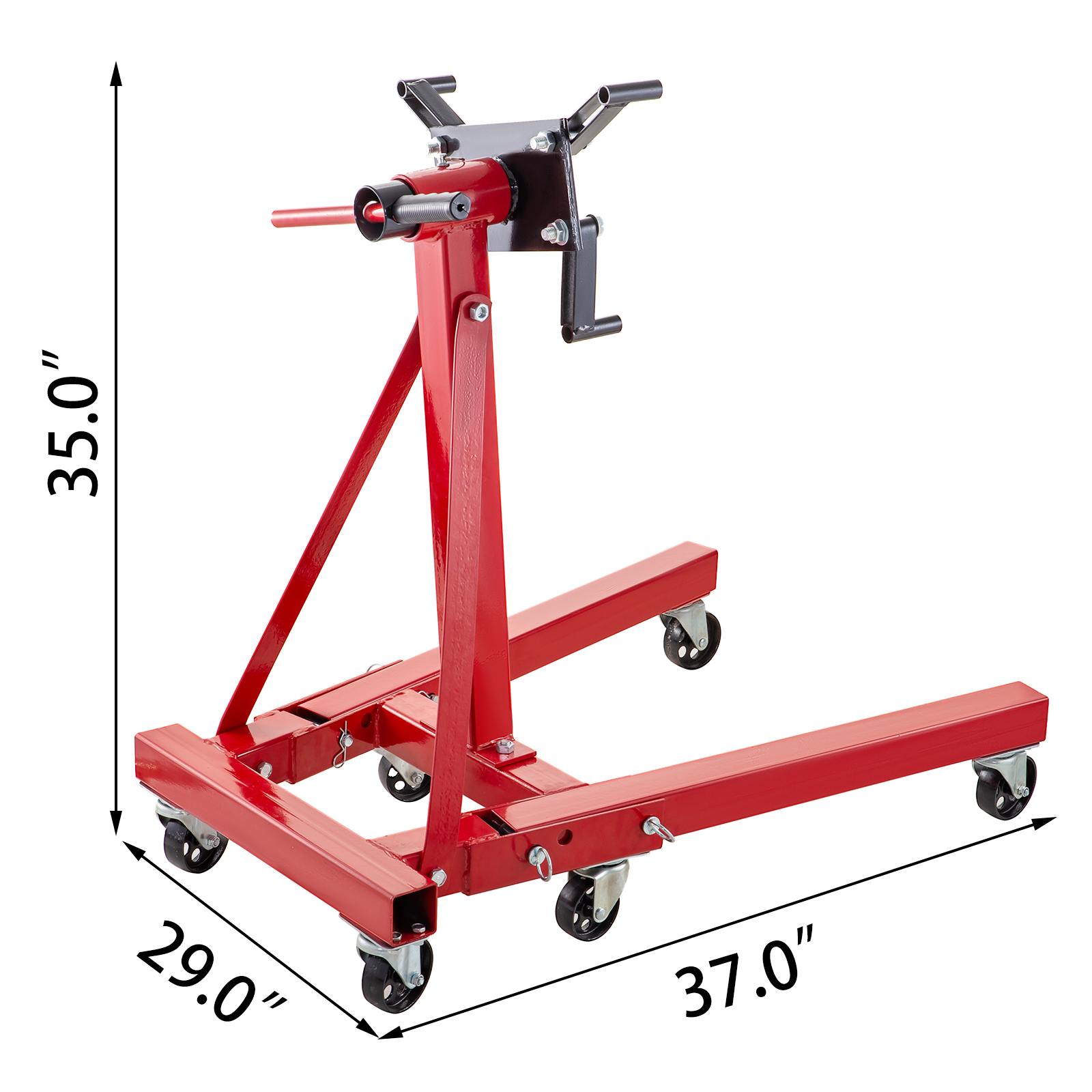 2000 Lb Engine Stand | Folding Motor Hoist Dolly Mover Auto Repair ...