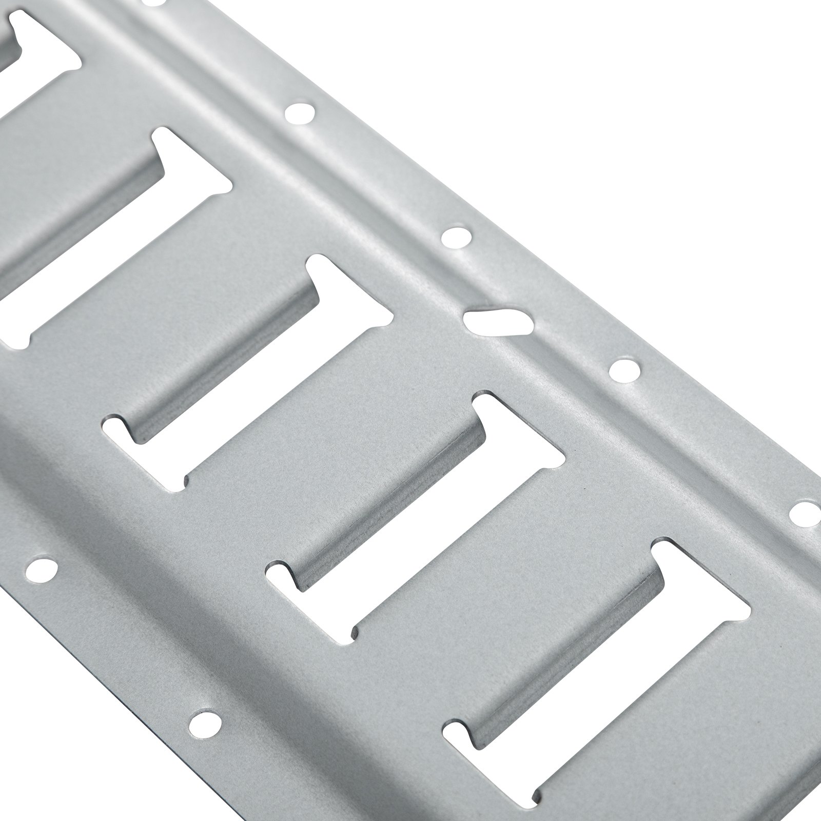 VEVOR E-Track Tie-Down Rail, 4PCS 8-FT Steel Rails w/Standard 1"x2.5 ...