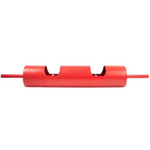 VEVOR 8" Dia Steel Strength Log Bar, 700 Lbs Capacity Barbell Bar, Red ...
