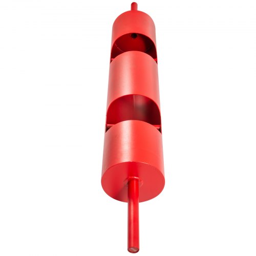 VEVOR 8" Dia Steel Strength Log Bar, 700 Lbs Capacity Barbell Bar, Red ...