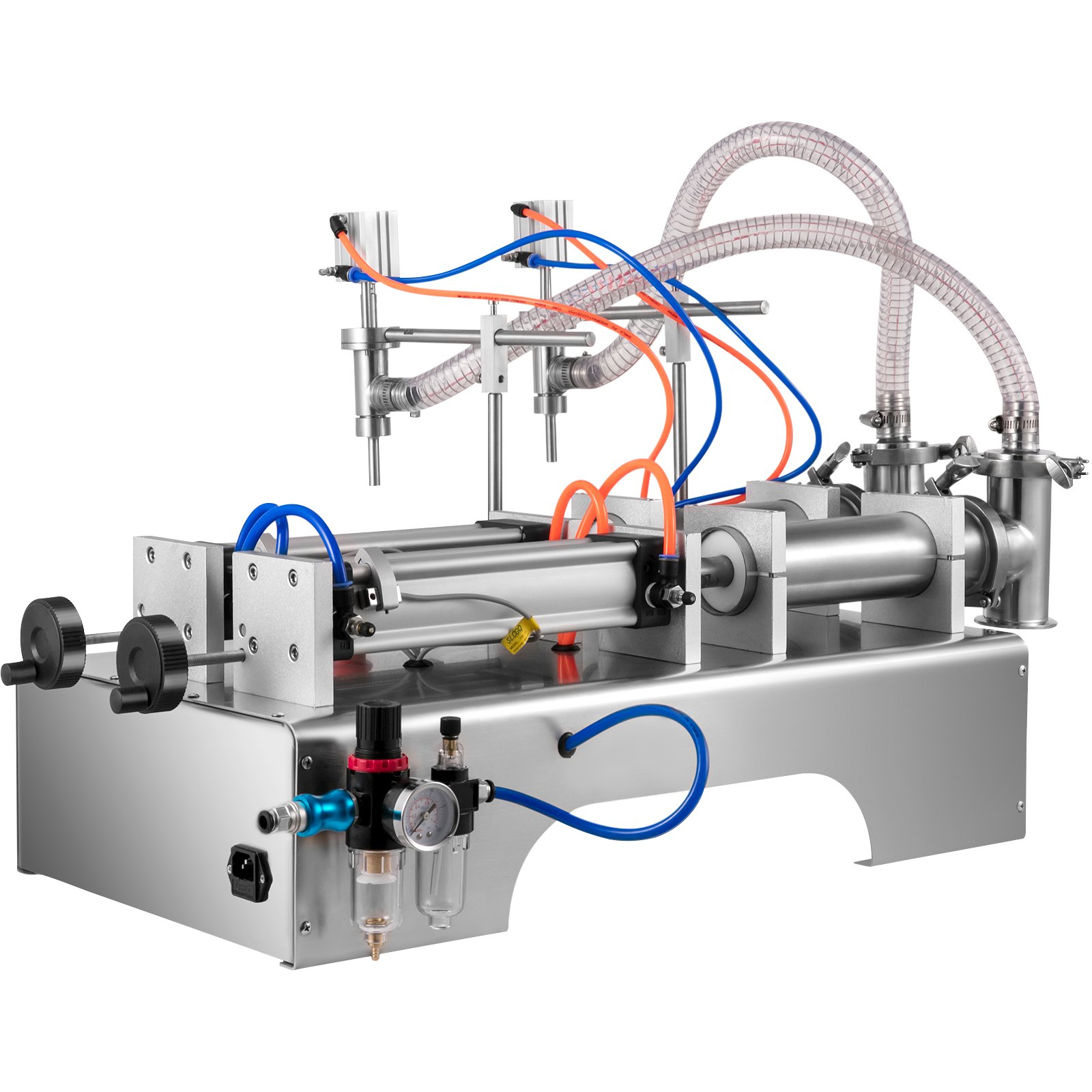 VEVOR Pneumatic Liquid Filling Machine 50-500ml, Liquid Filler Machine ...