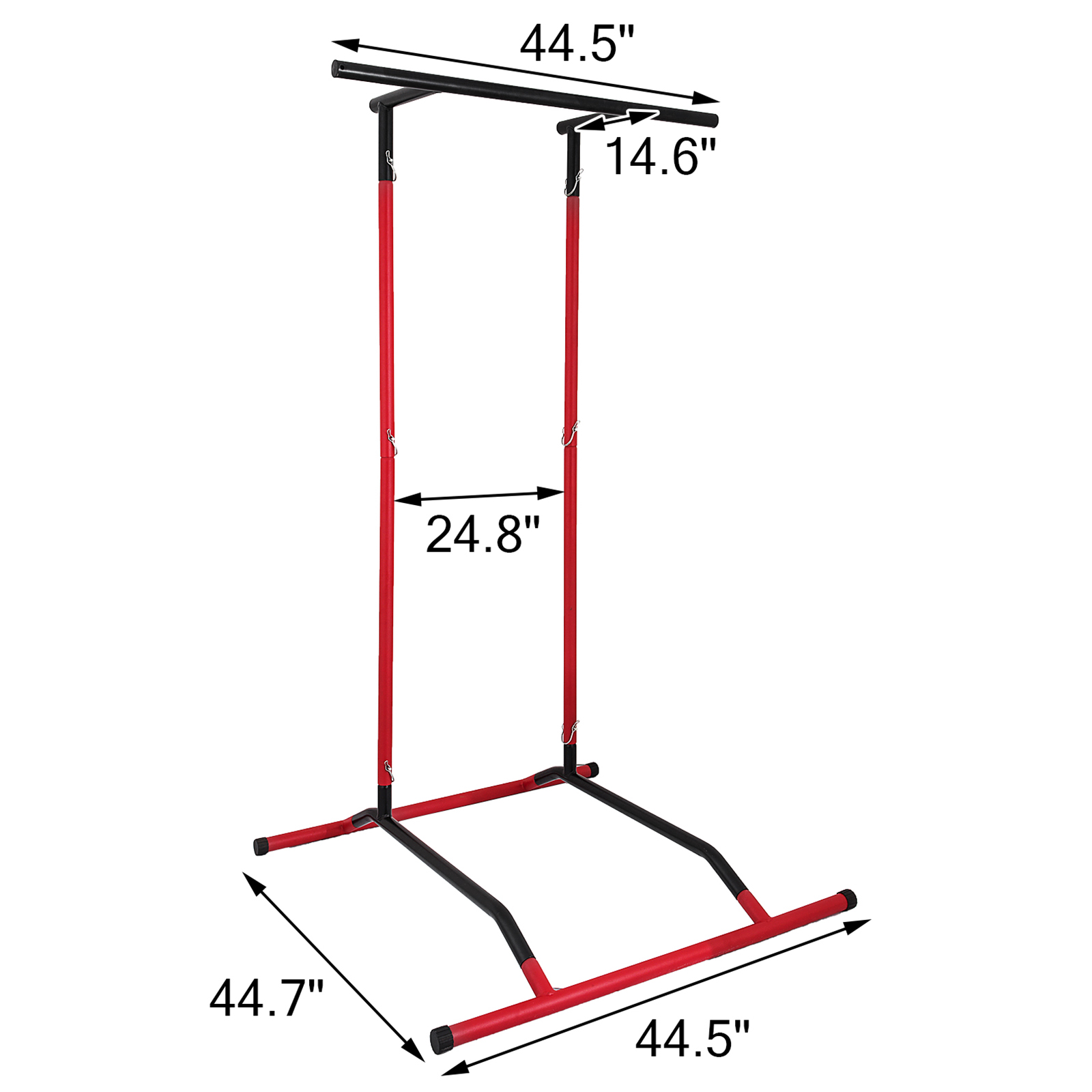 Portable Pull Up Dip Station Gym Bar Power Tower Chin Up Fitness ...