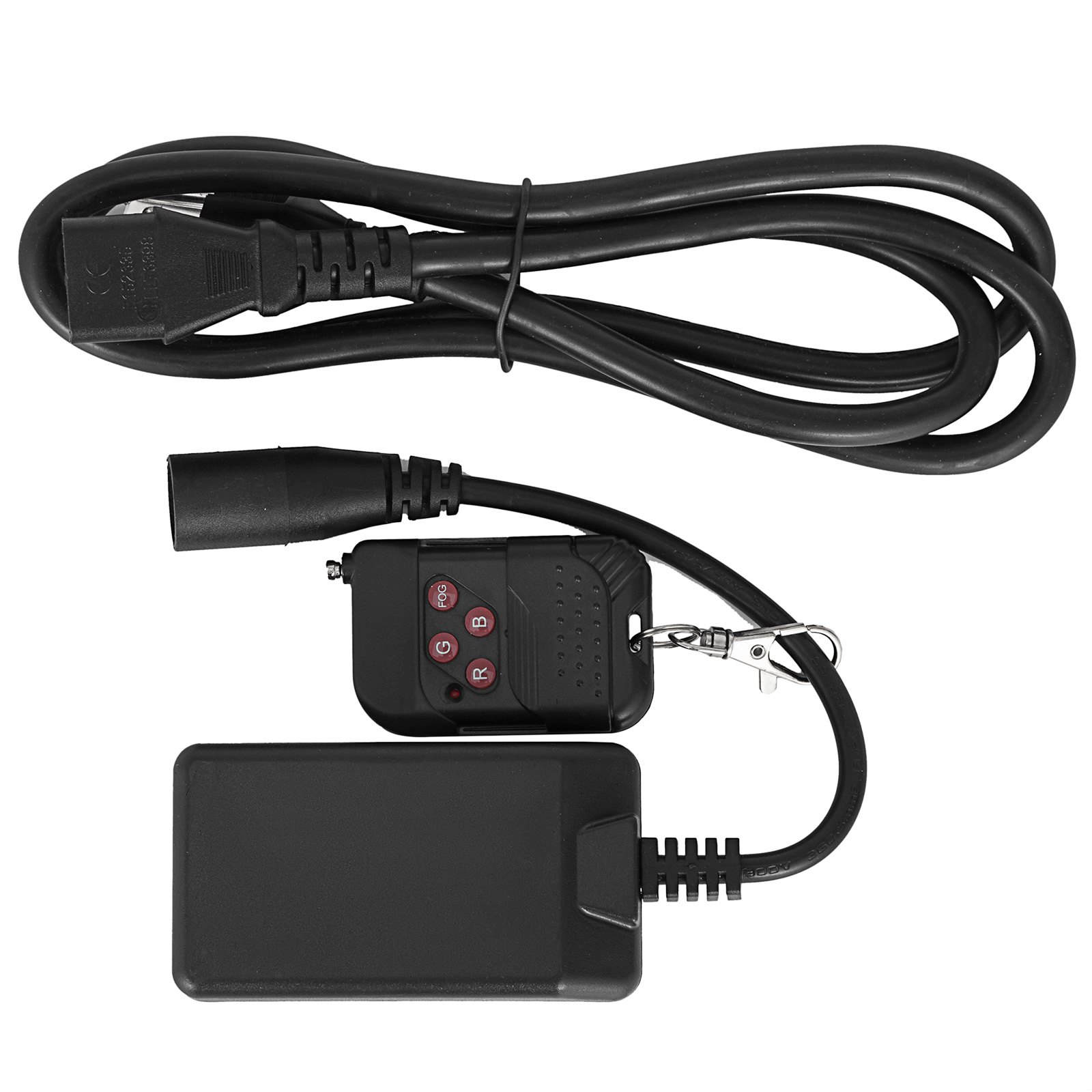 1500W Smoke Fog Machine 9 LED Lights Remote Control DJ Party Stage ...