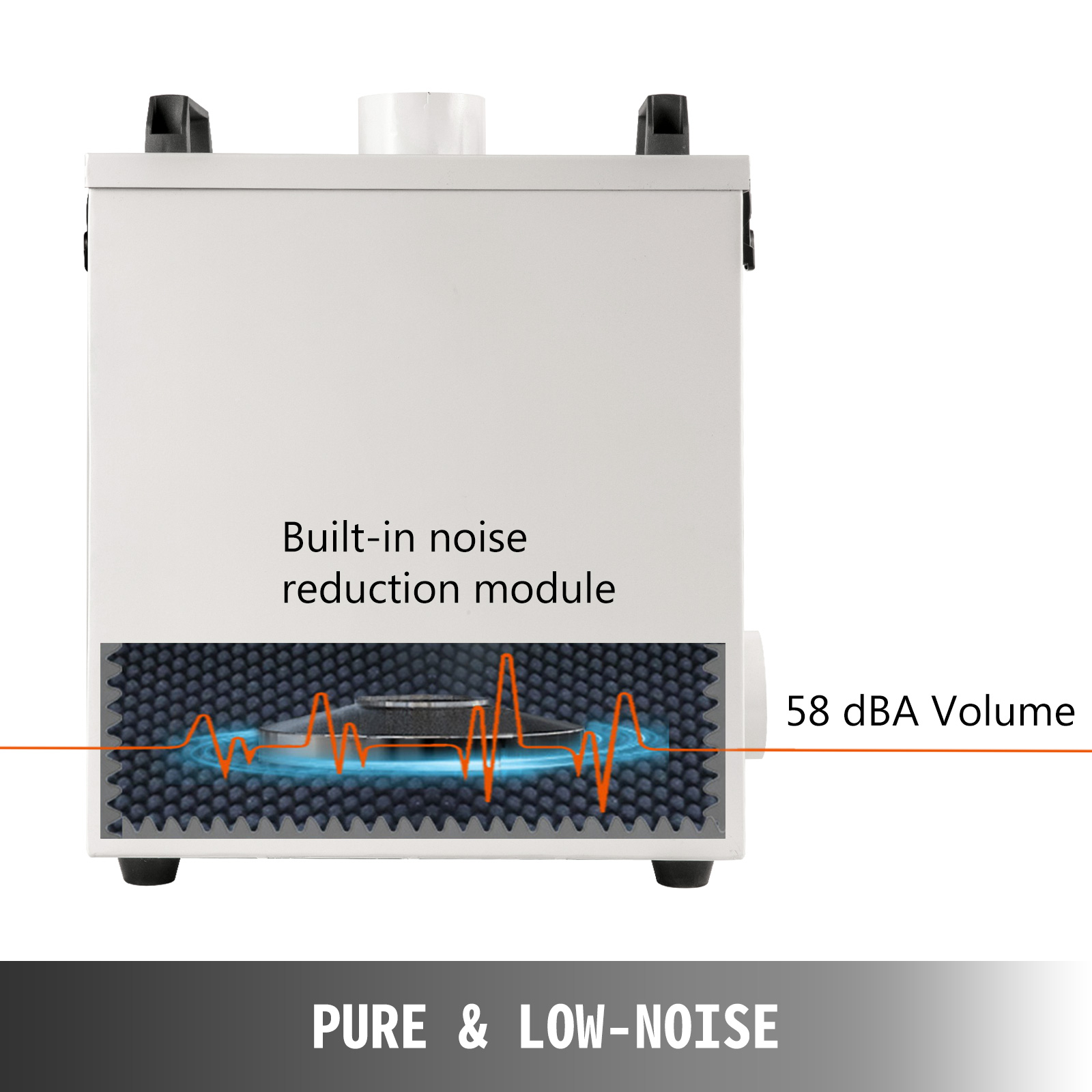 VEVOR Pure Air Fume, 80W Smoke Air Purifier, 110V Fume Extractor 180m³ ...