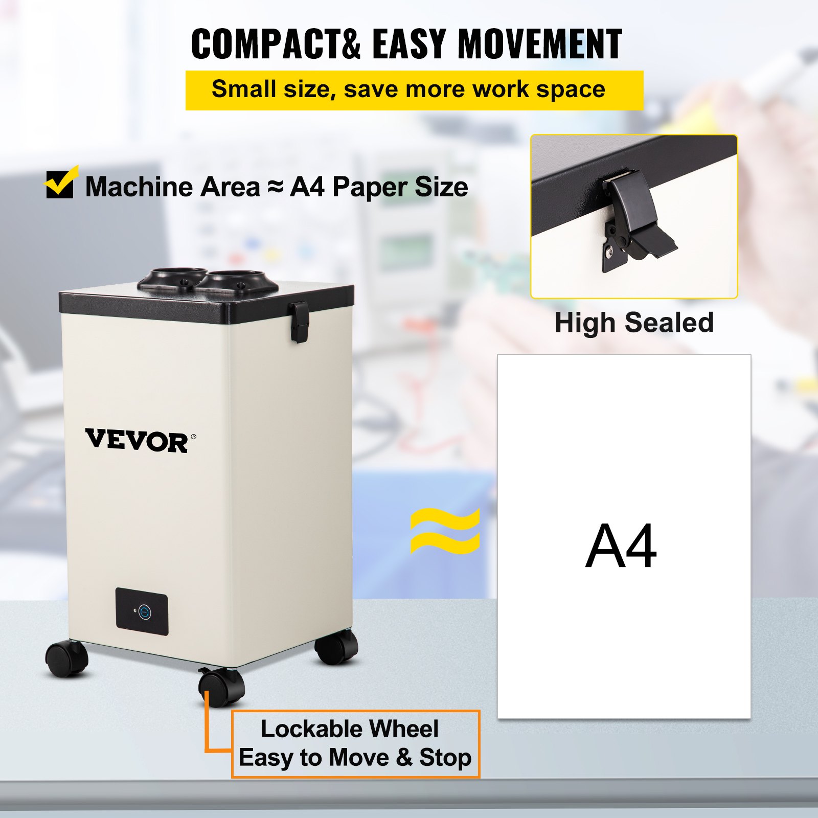 VEVOR VEVOR Filter Fume Extractor Pure Air Fume Extractor 150W with 3 ...