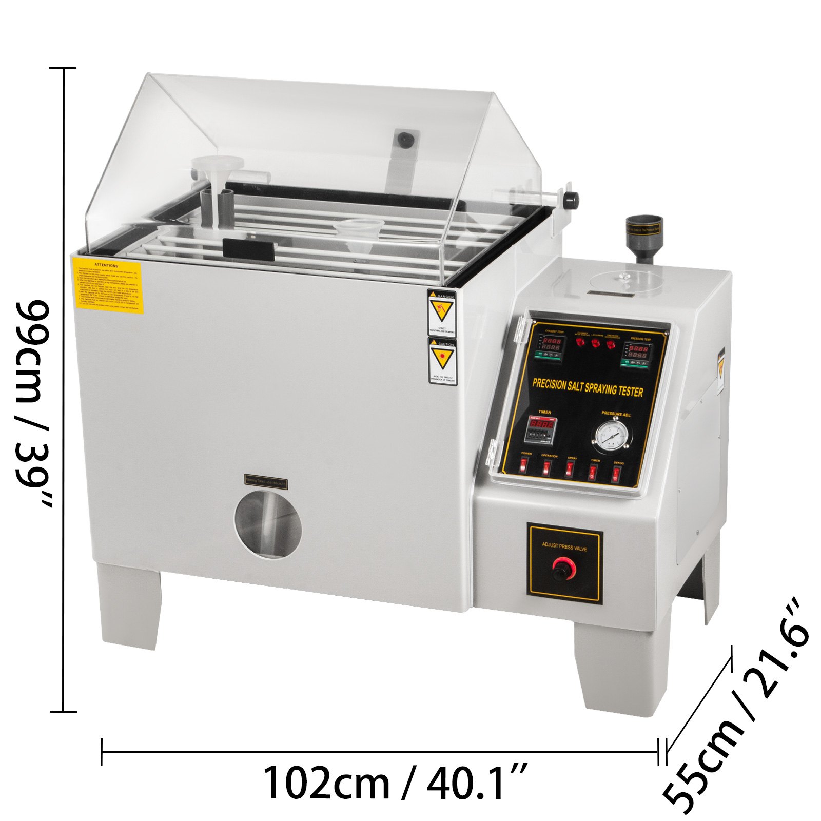 VEVOR Salt Water Spray Chamber 110L Salt Water Spray Testing Chamber 5 ...