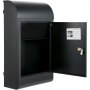 Wall Mount Mailbox Drop Box Steel Extra Large Mailbox With Locked Key ...