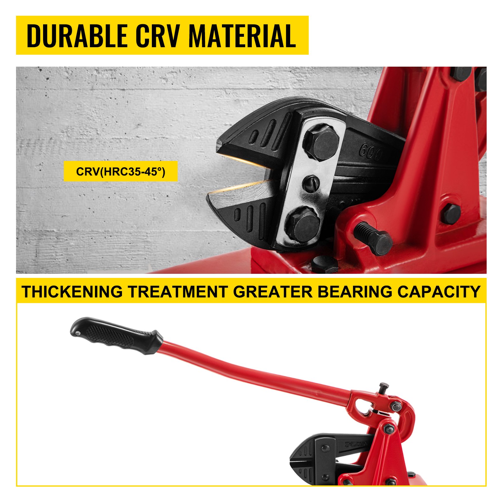 VEVOR 24" Bench Type Hand Swager, Cutting Capacity 3/8" Bolt Cutter ...