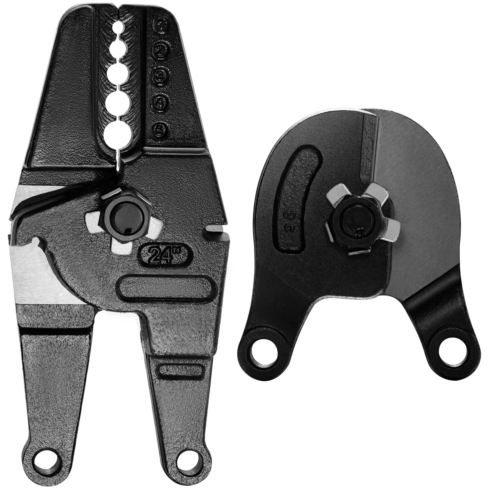 VEVOR Bench Swager Tool 24" Wire Rope Swaging Tool w/Crimper Cable Bolt ...