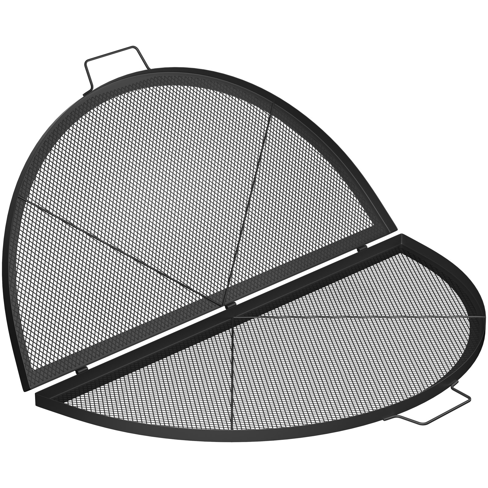 VEVOR Fire Pit Cooking Grill Grate 36 Inch, Foldable Round Cooking Rack ...