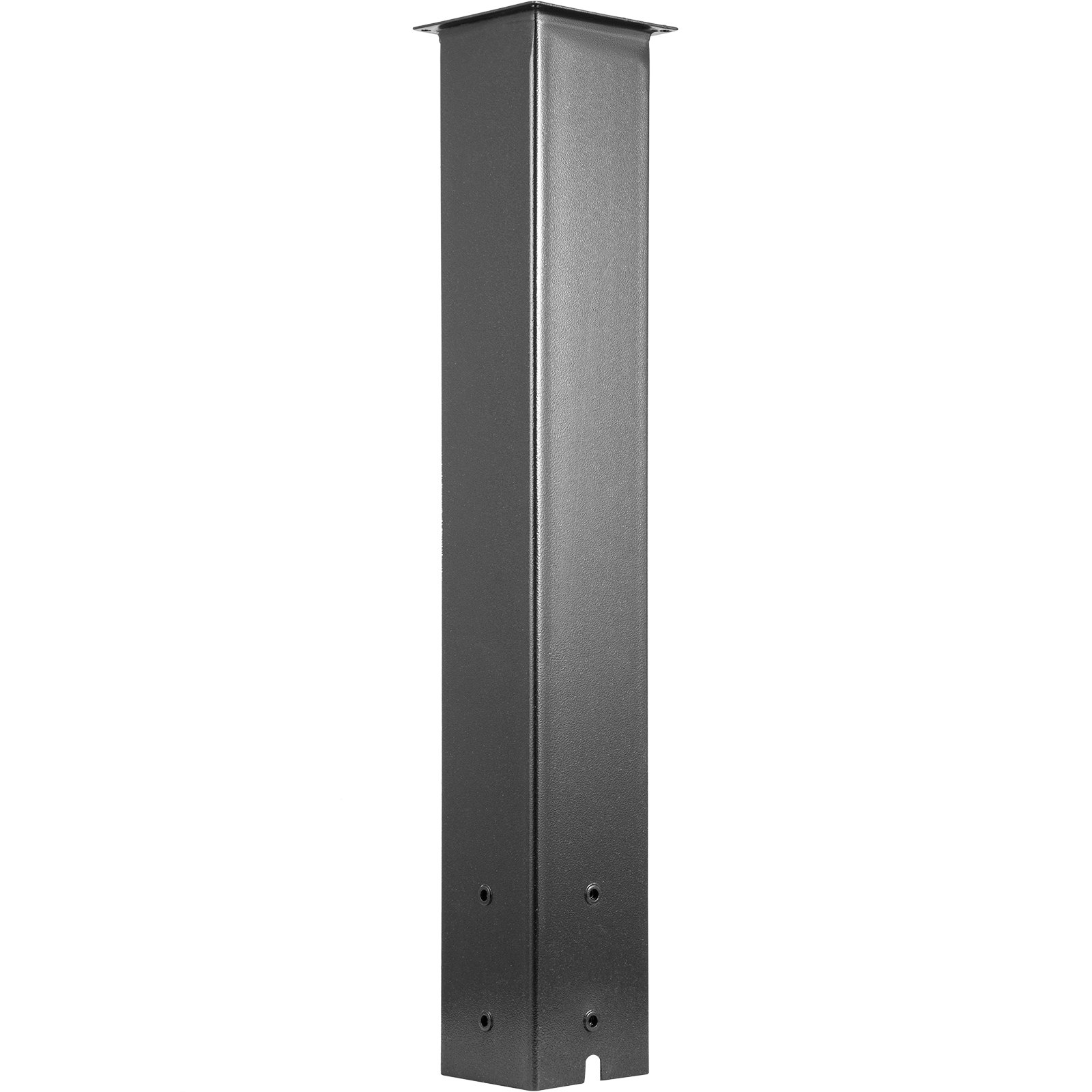 VEVOR Mailbox Post, 27" High Mailbox Stand, Black Powder-Coated Mail ...