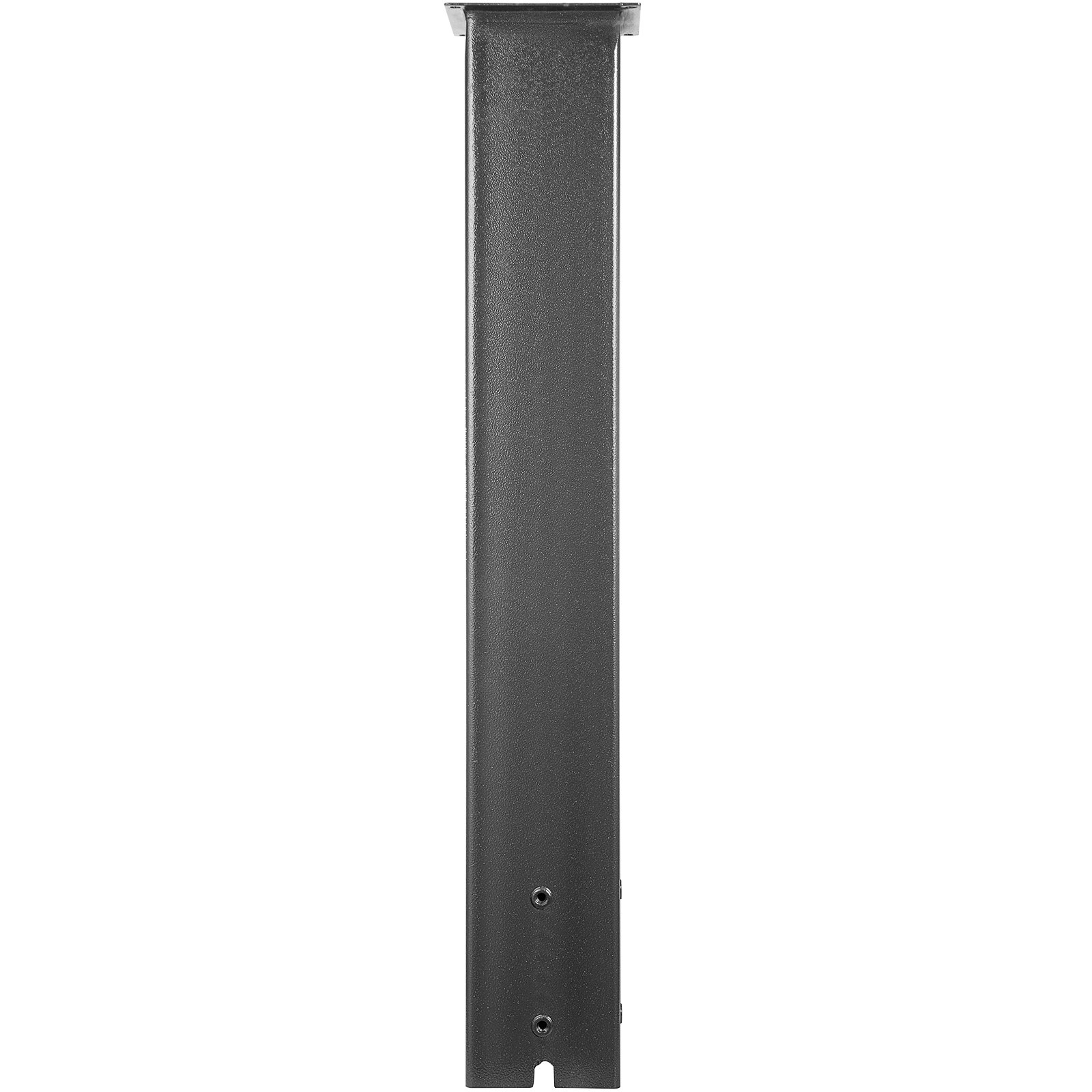 VEVOR Mailbox Post, 27" High Mailbox Stand, Black Powder-Coated Mail ...