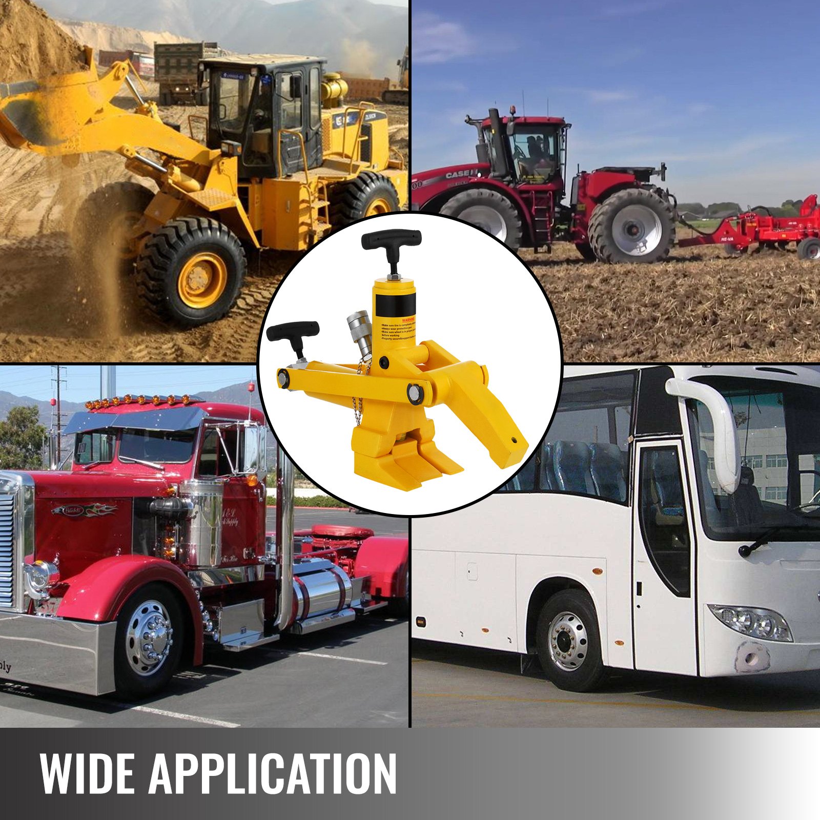 Commercial Tractor Truck Tire Hydraulic Bead Breaker Changer | VEVOR US