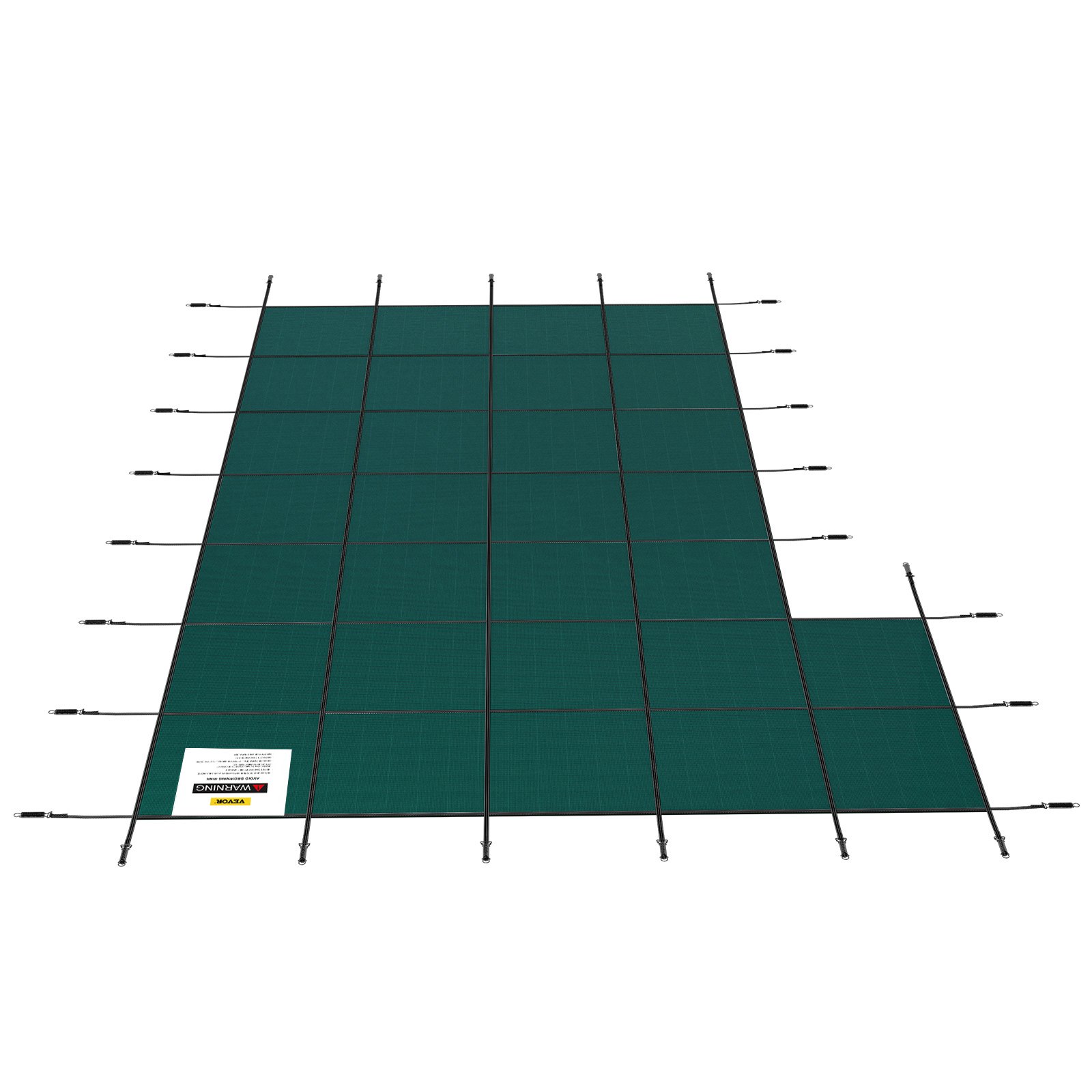 VEVOR Inground Pool Safety Cover, 18 ft x 34 ft Rectangular Winter Pool ...