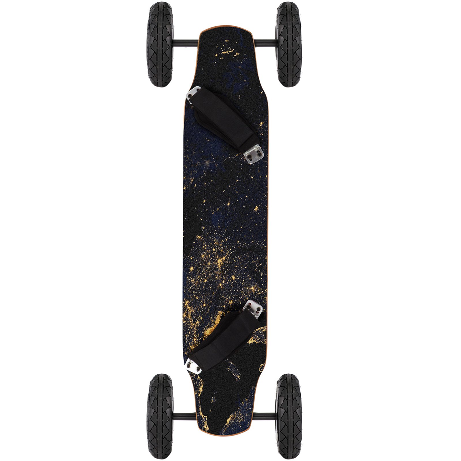 VEVOR Mountainboard, 37''L Cross Country Skateboard, All Terrain ...