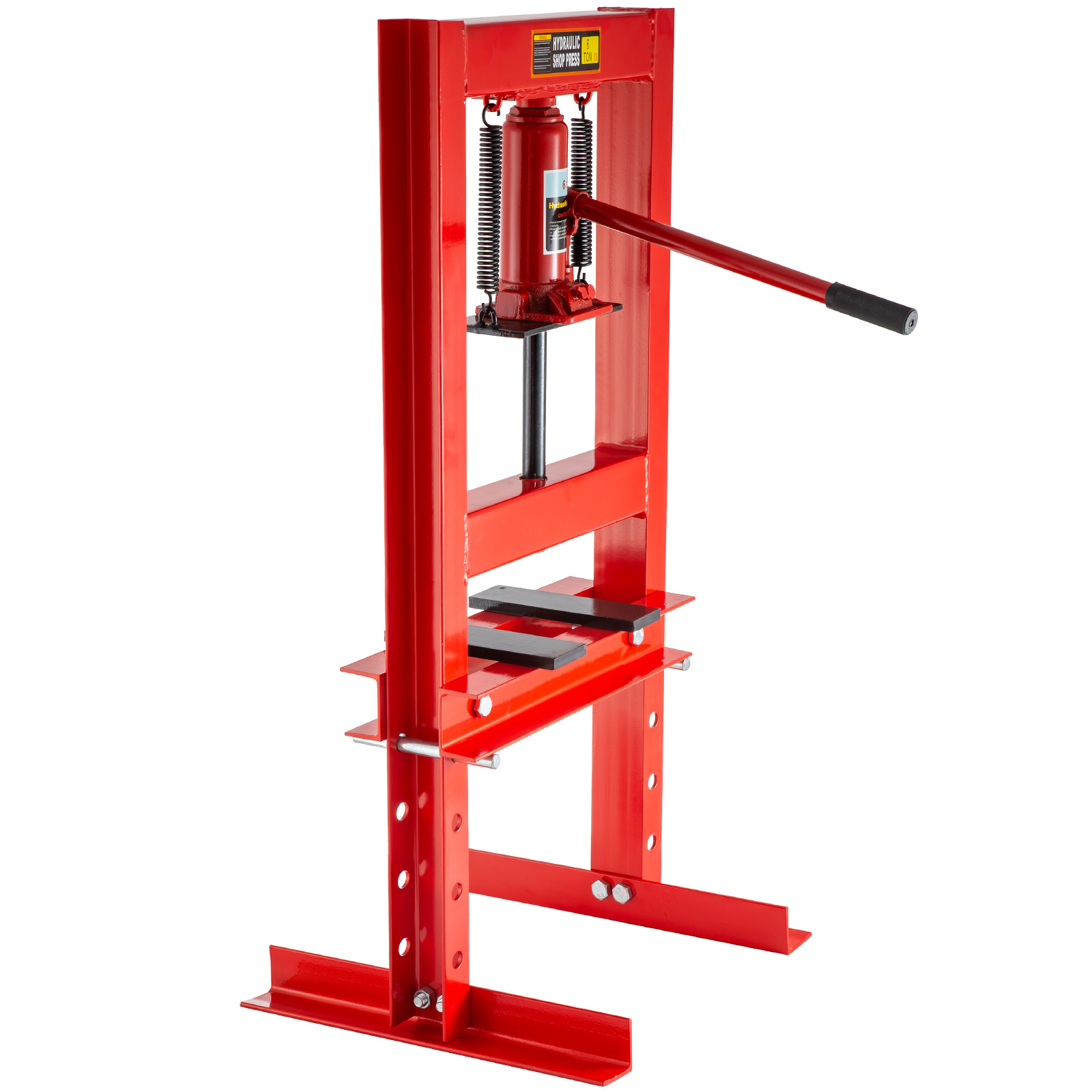 Hydraulic Shop Press Floor Shop Equipment 6ton Jack Stand H Frame Red ...