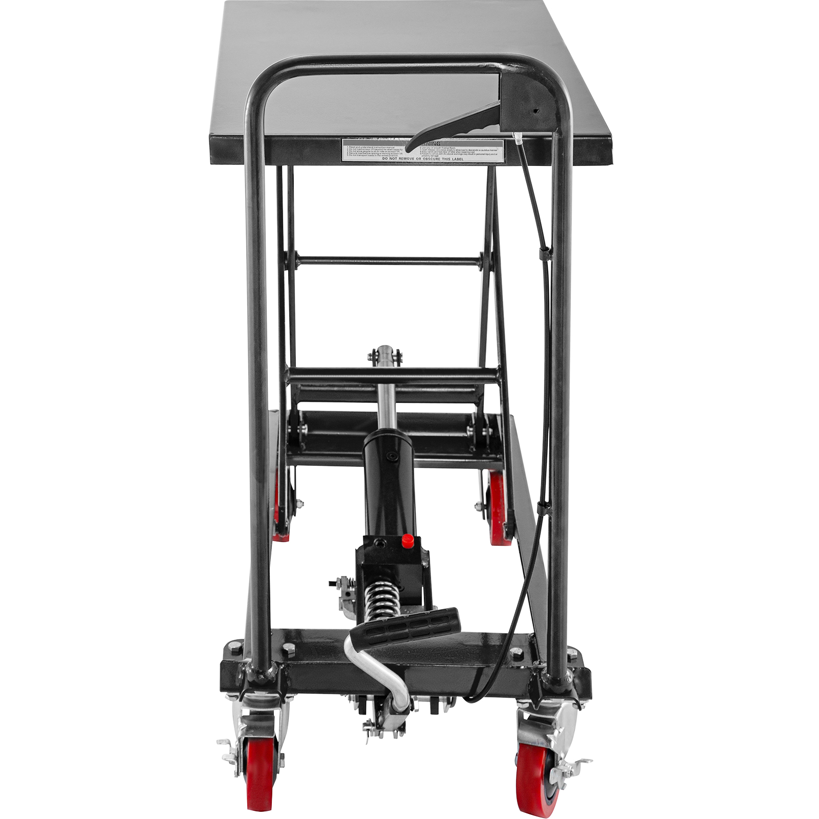 Hydraulic Scissor Cart Manual Scissor Lift Table 500lbs Lift Table Cart ...