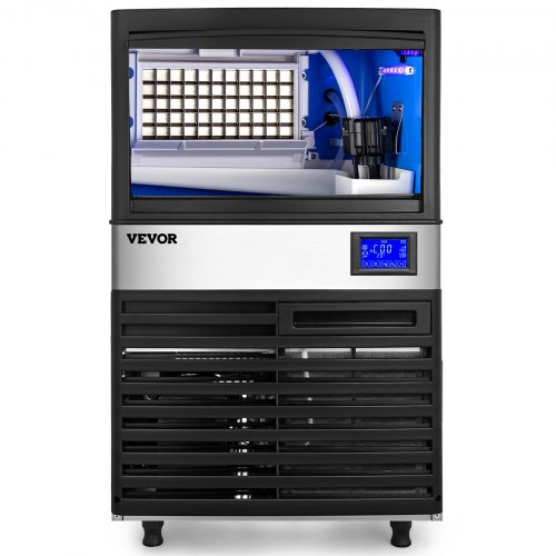 VEVOR 110V Commercial ice Maker Machine 132LBS/24H with 44LBS Bin and ...