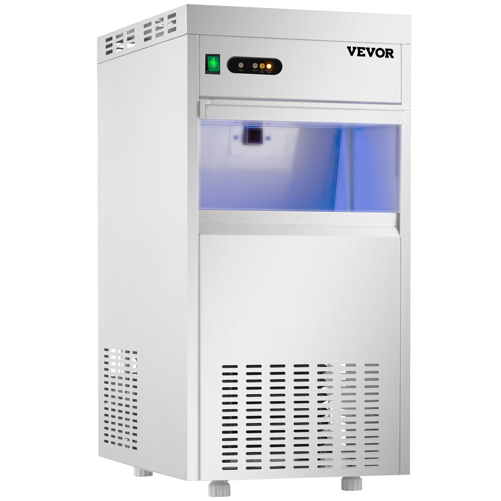 VEVOR 110V Commercial Snowflake Ice Maker 220LBS/24H, ETL Approved Food ...