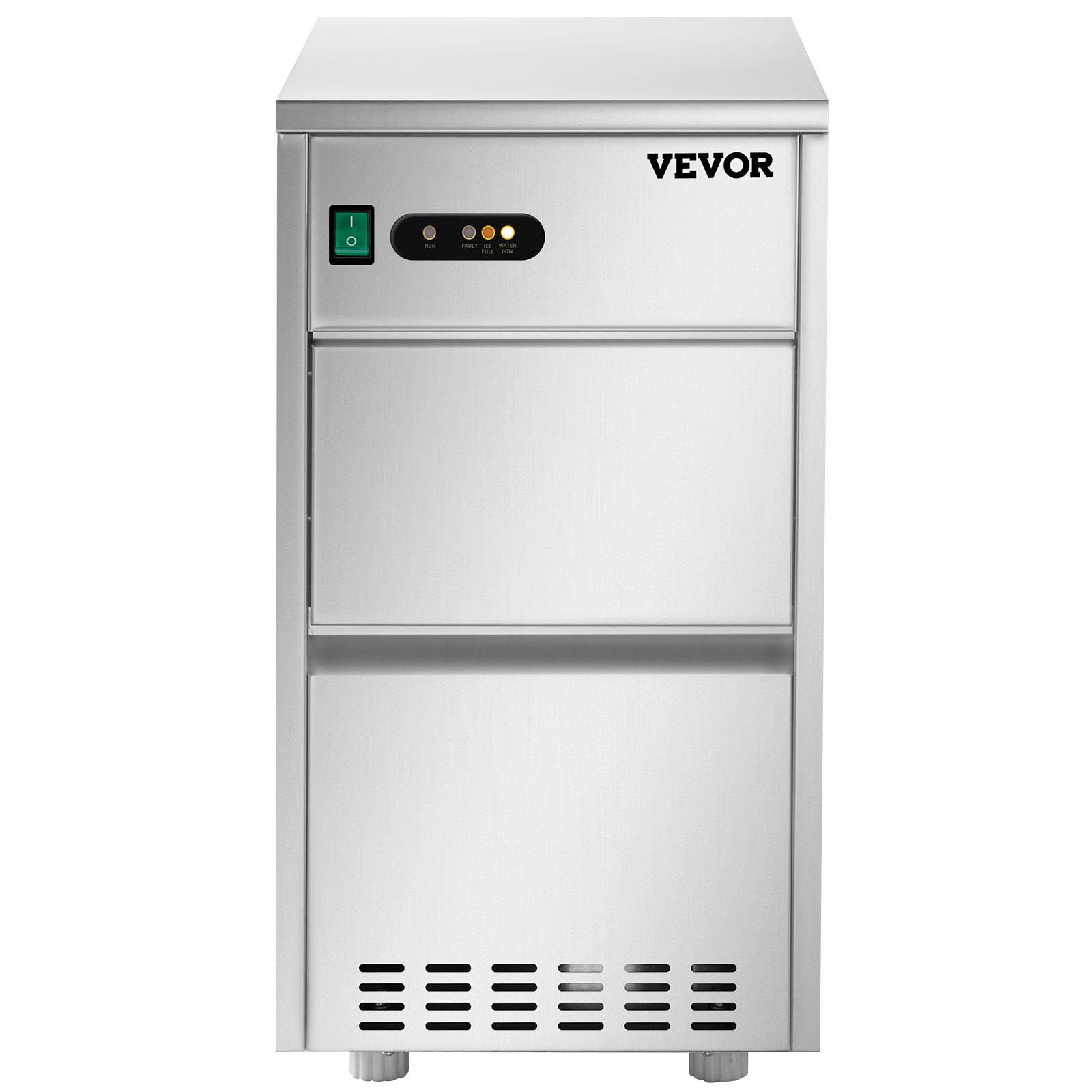 VEVOR Commercial Snowflake Ice Maker, 55LBS/24H ETL Approved Food Grade ...