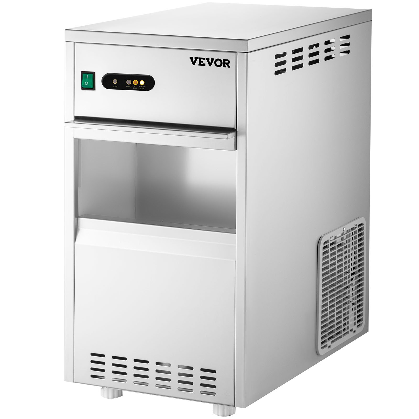 VEVOR Commercial Snowflake Ice Maker, 55LBS/24H ETL Approved Food Grade ...