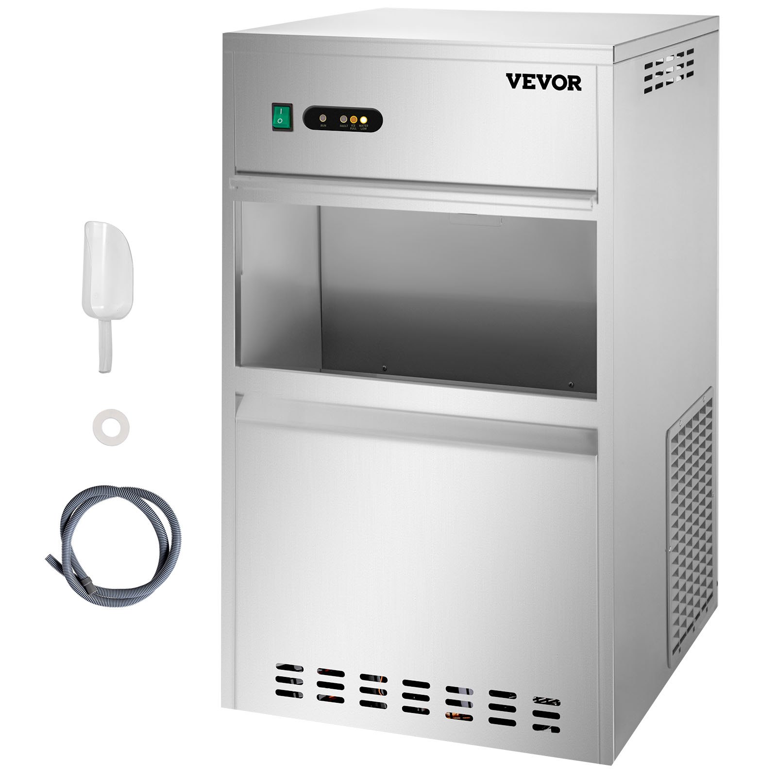 VEVOR 110V Commercial Snowflake Ice Maker 88LBS/24H, ETL Approved Food ...