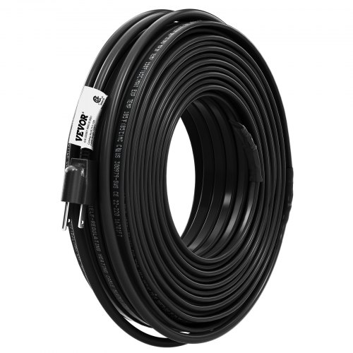 VEVOR Self-Regulating Pipe Heating Cable, 120-feet 5W/ft Heat Tape for ...