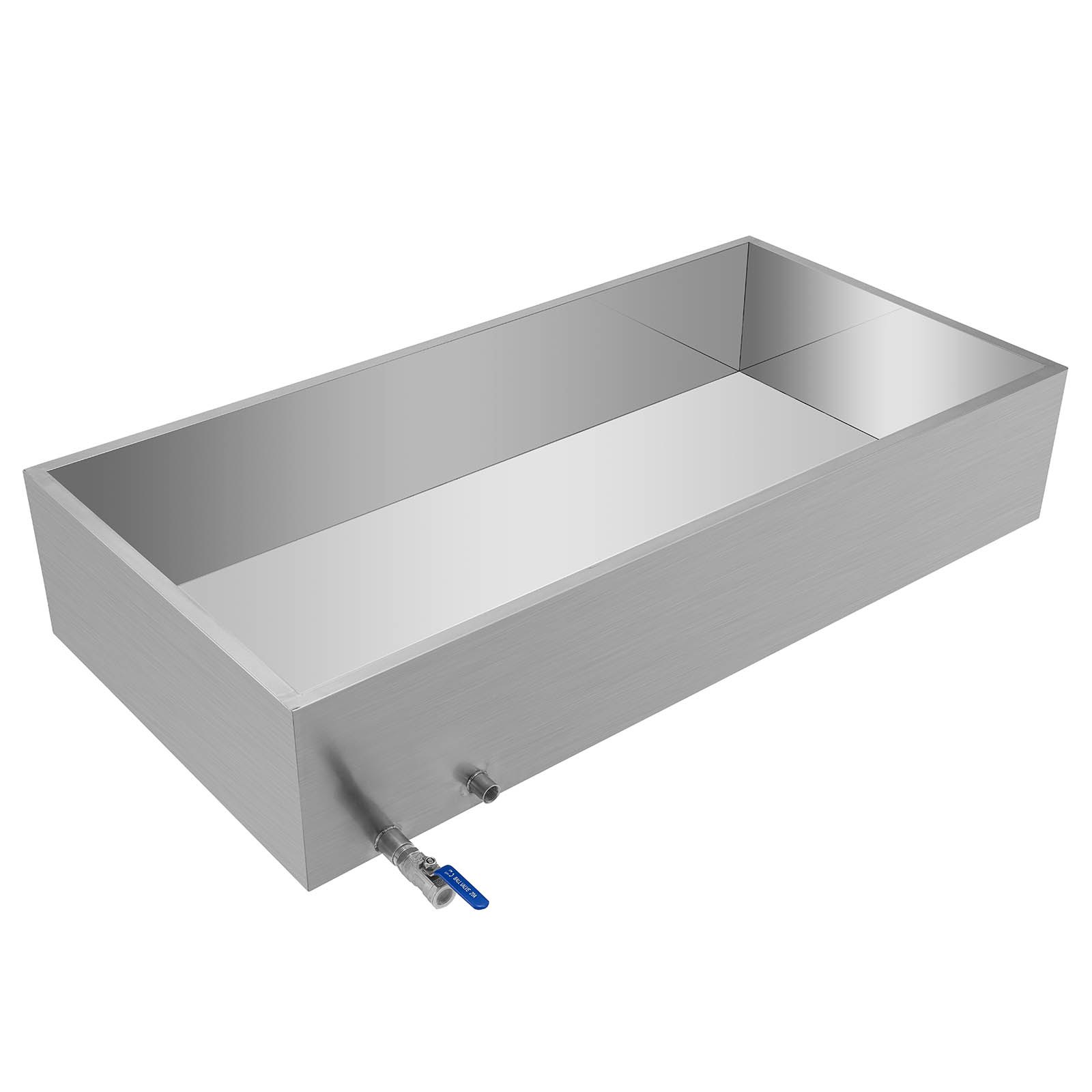 VEVOR Maple Syrup Evaporator Pan 48x24x9.5 Inch Stainless Steel Maple ...
