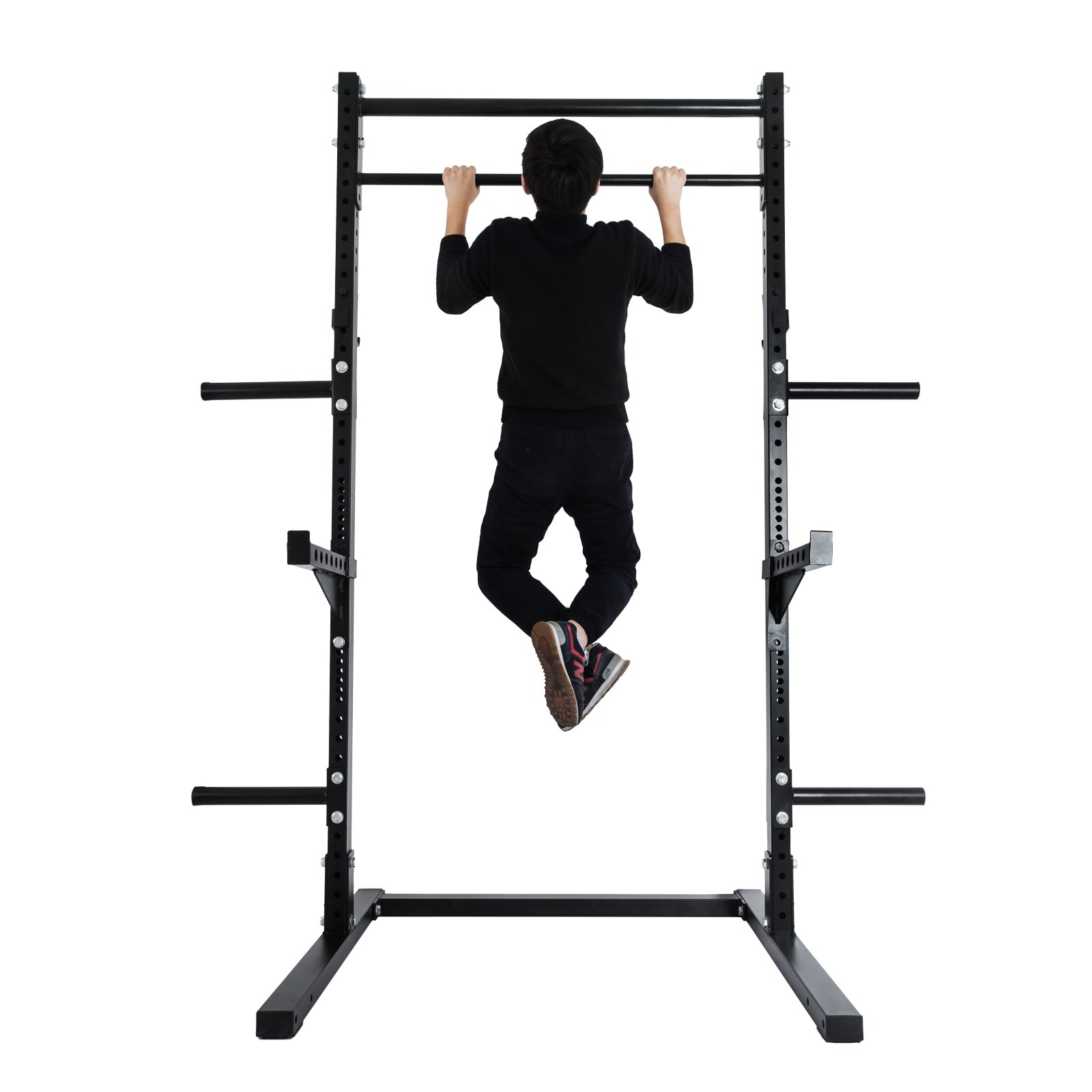 Power Rack Weight lifting Deep Squat Stand Strength Fitness Pull Up ...