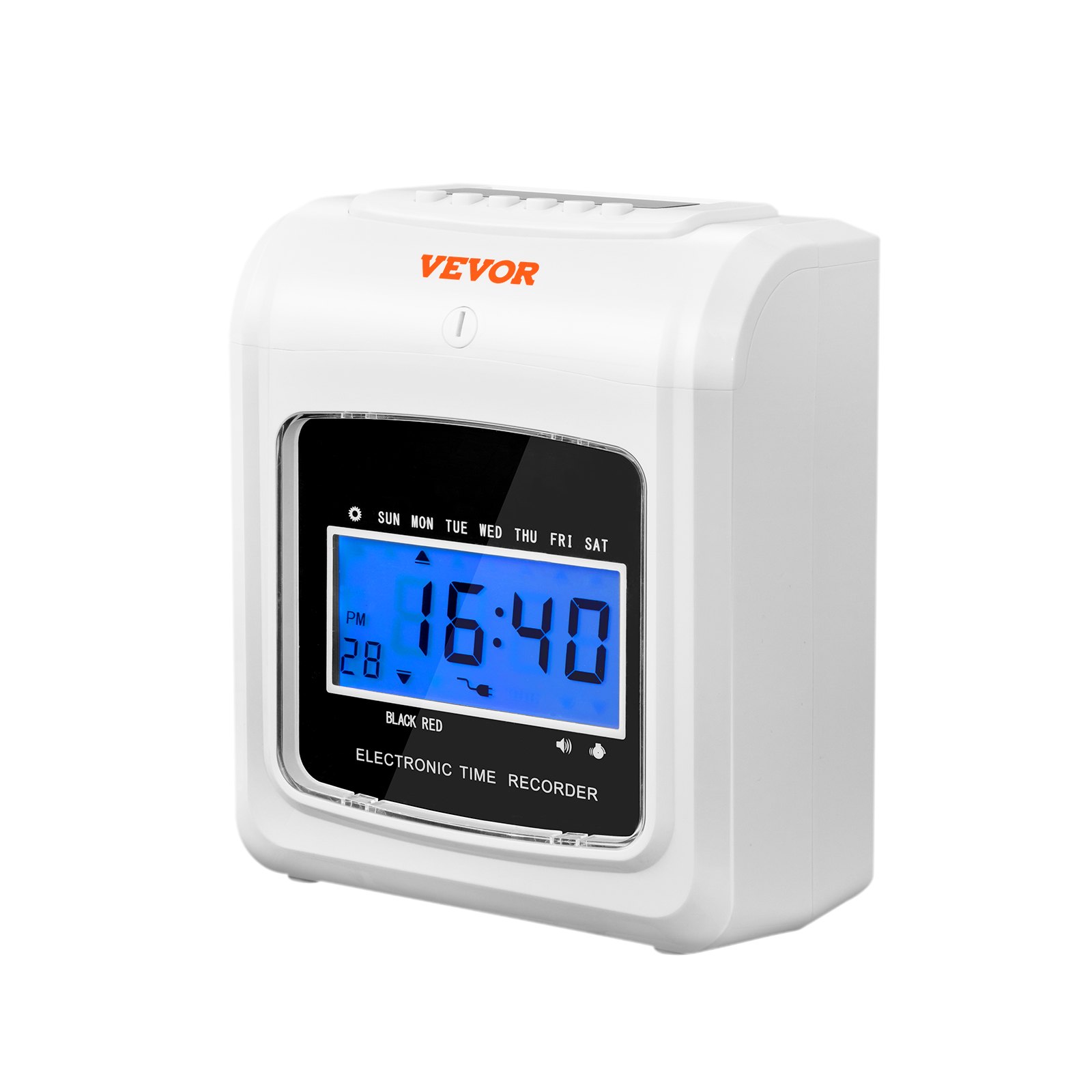 VEVOR Punch Time Clock Time Tracker Machine for Employees With 2 Time ...