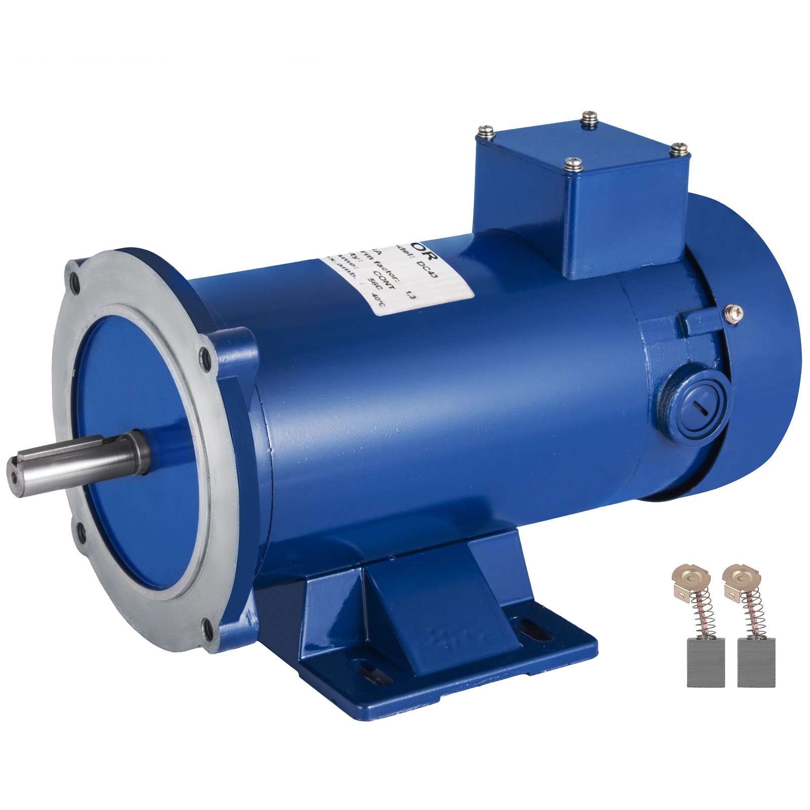 Dc Motor, 3/4hp, 56c, 90v, 1750rpm, Tefc, Base Grease, Permanent Magnet ...