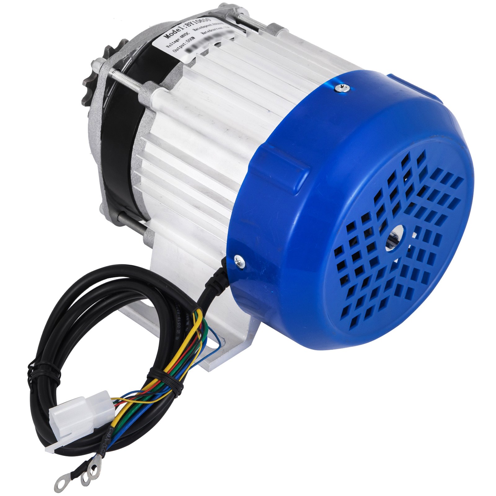 VEVOR VEVOR 48V 500W DC Motor Electric Motor 600 RPM Rated Speed ...