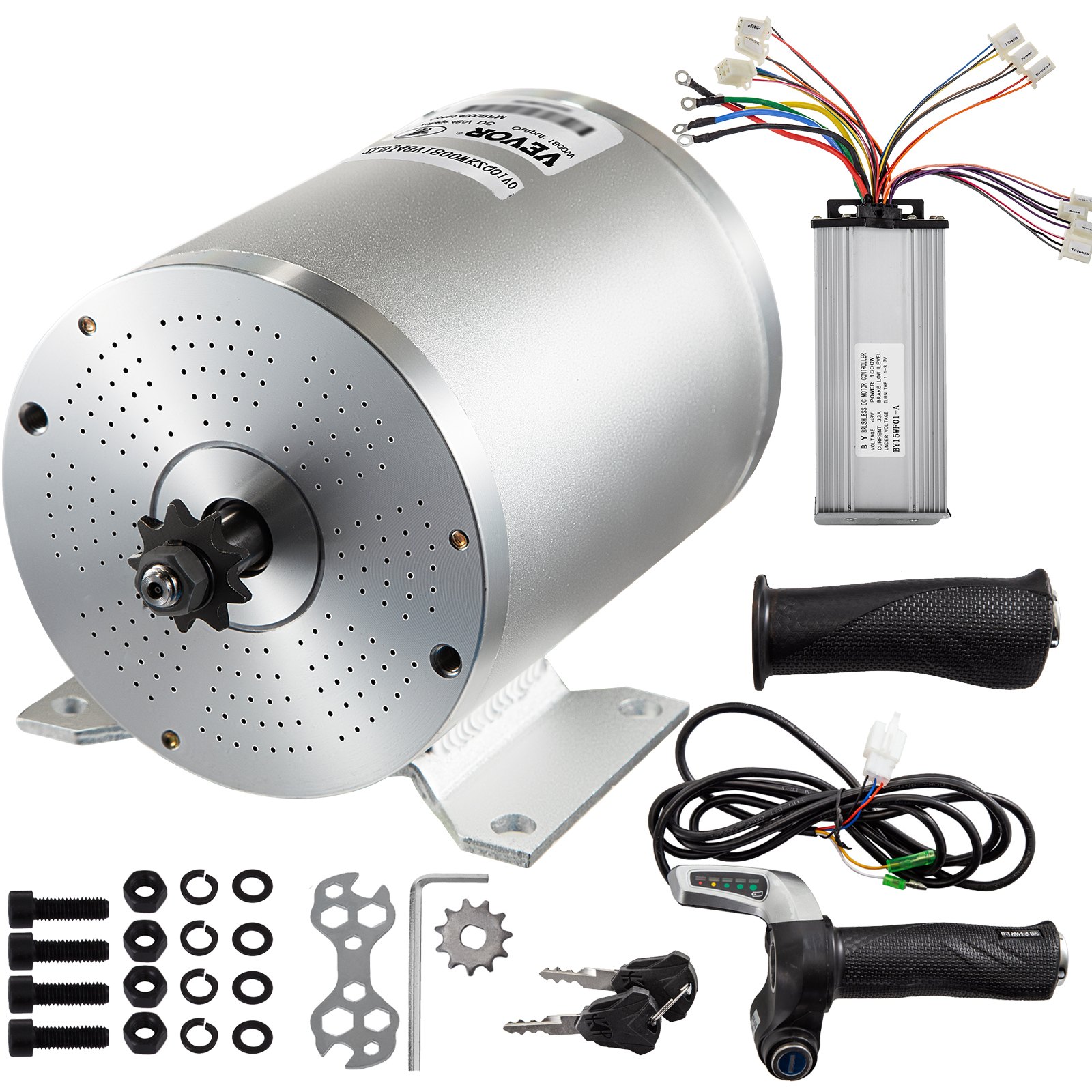 VEVOR Brushless Motor Go Kart Electric Motor For Go Kart 48v 2000w W ...