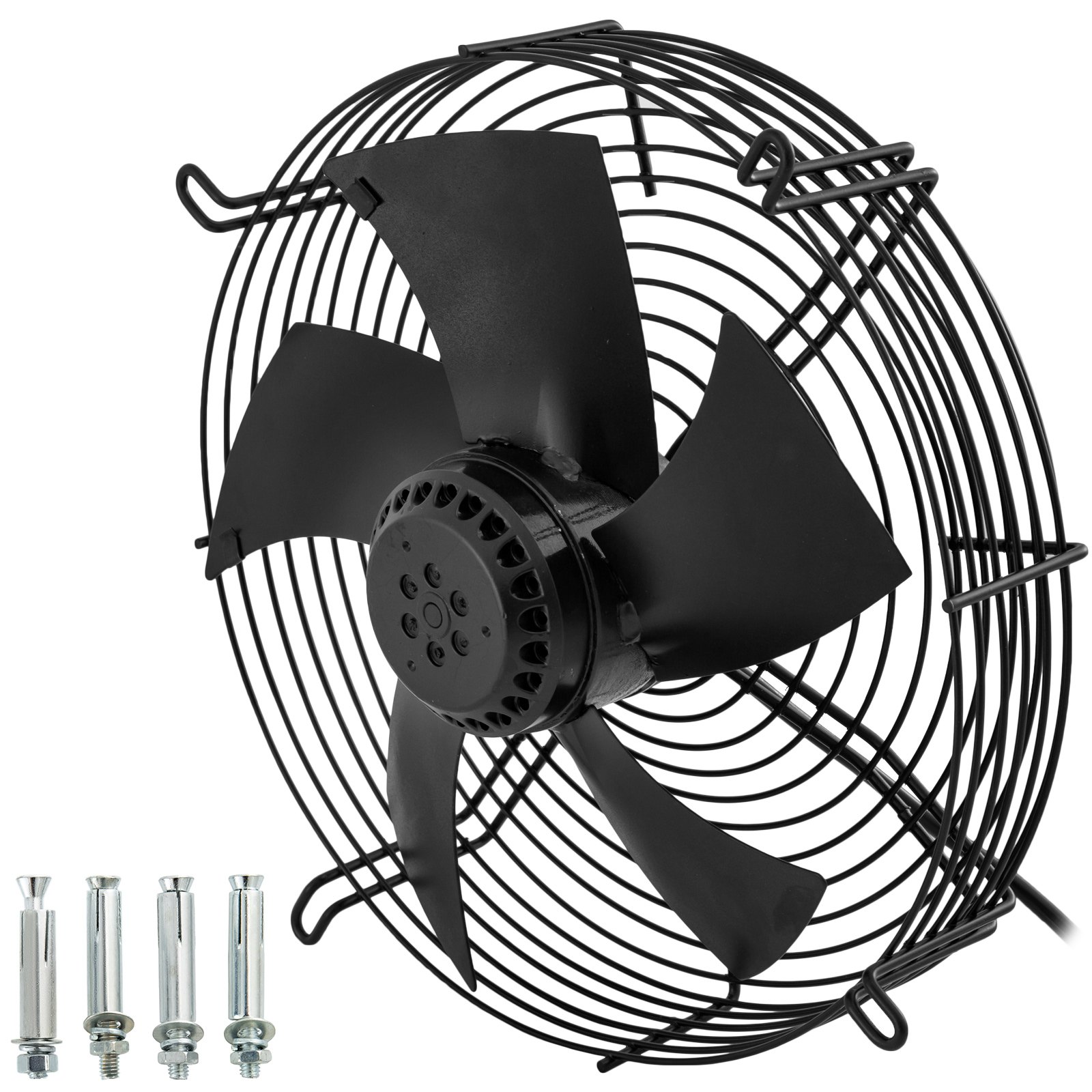VEVOR 300mm Axial Fan YWF4E-300 Ventilation Extractor 1-Phase, 1590r ...