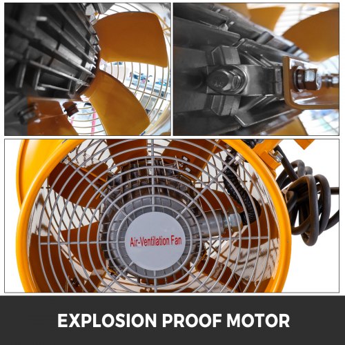 ATEX Certified Ventilator Explosion Proof Axial Fan 10'' 110V Extractor ...