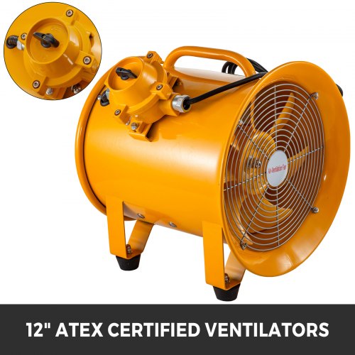ATEX Certified Ventilators Explosion Proof Fan 12 Inch for Ventilation ...
