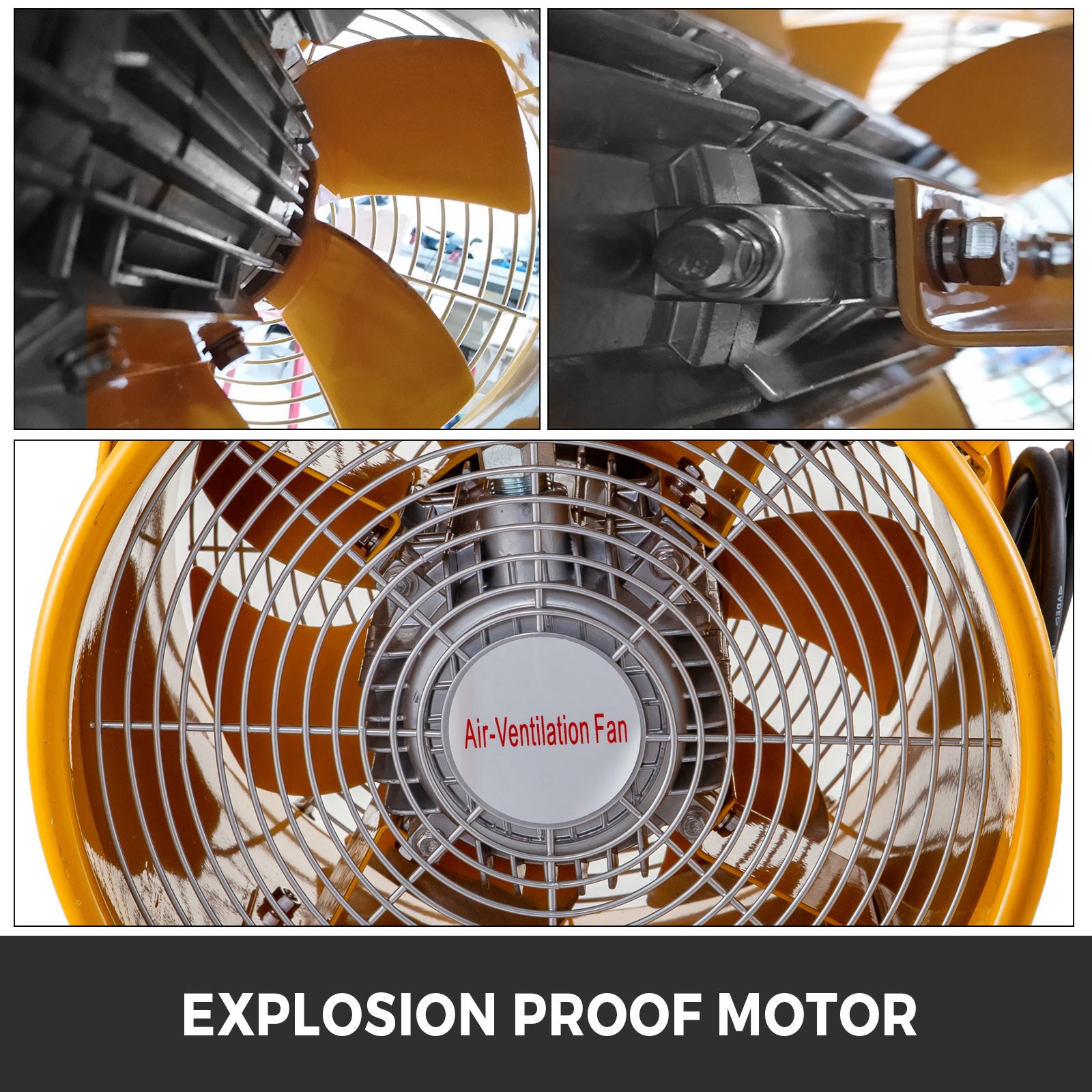 VEVOR Explosion Proof Fan 12 Inch(300mm) Utility Blower 550W 110V 60HZ ...