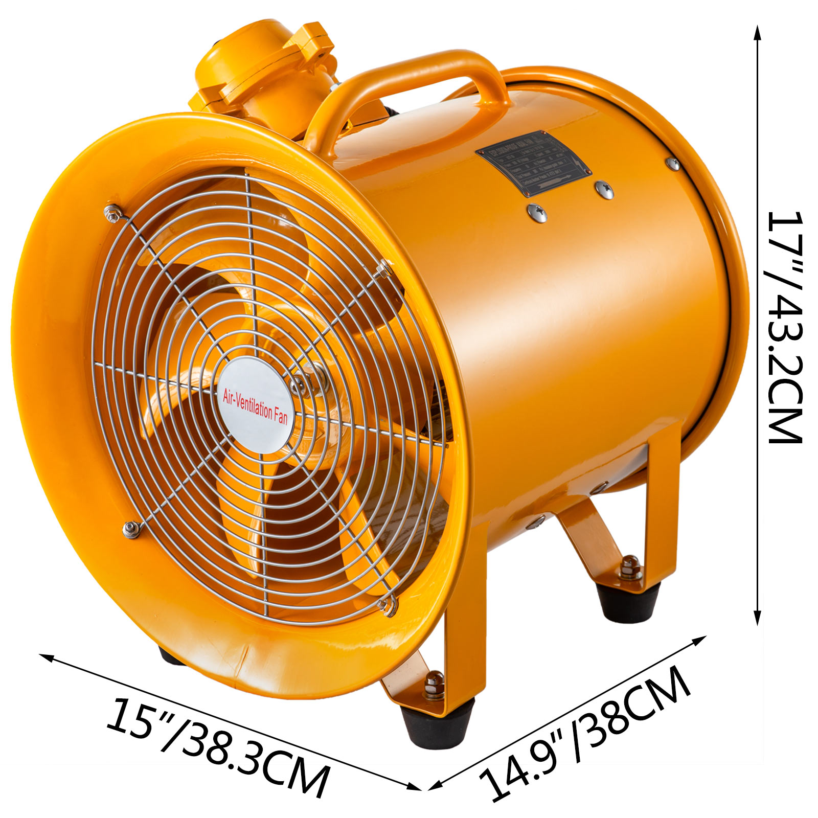 Atex Rated Portable Ventilator Explosion Proof Fan 12''550w Extractor ...