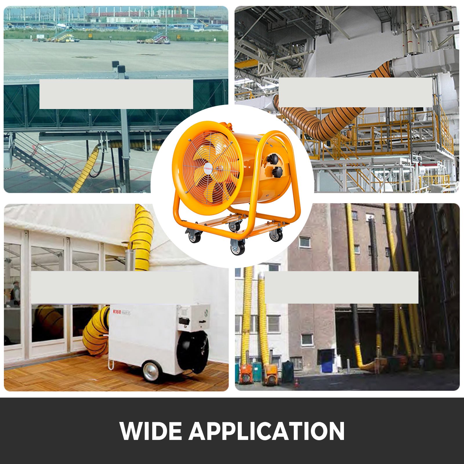 ATEX Certified Ventilator Explosion Proof Axial Fan 16'' 110V Extractor ...