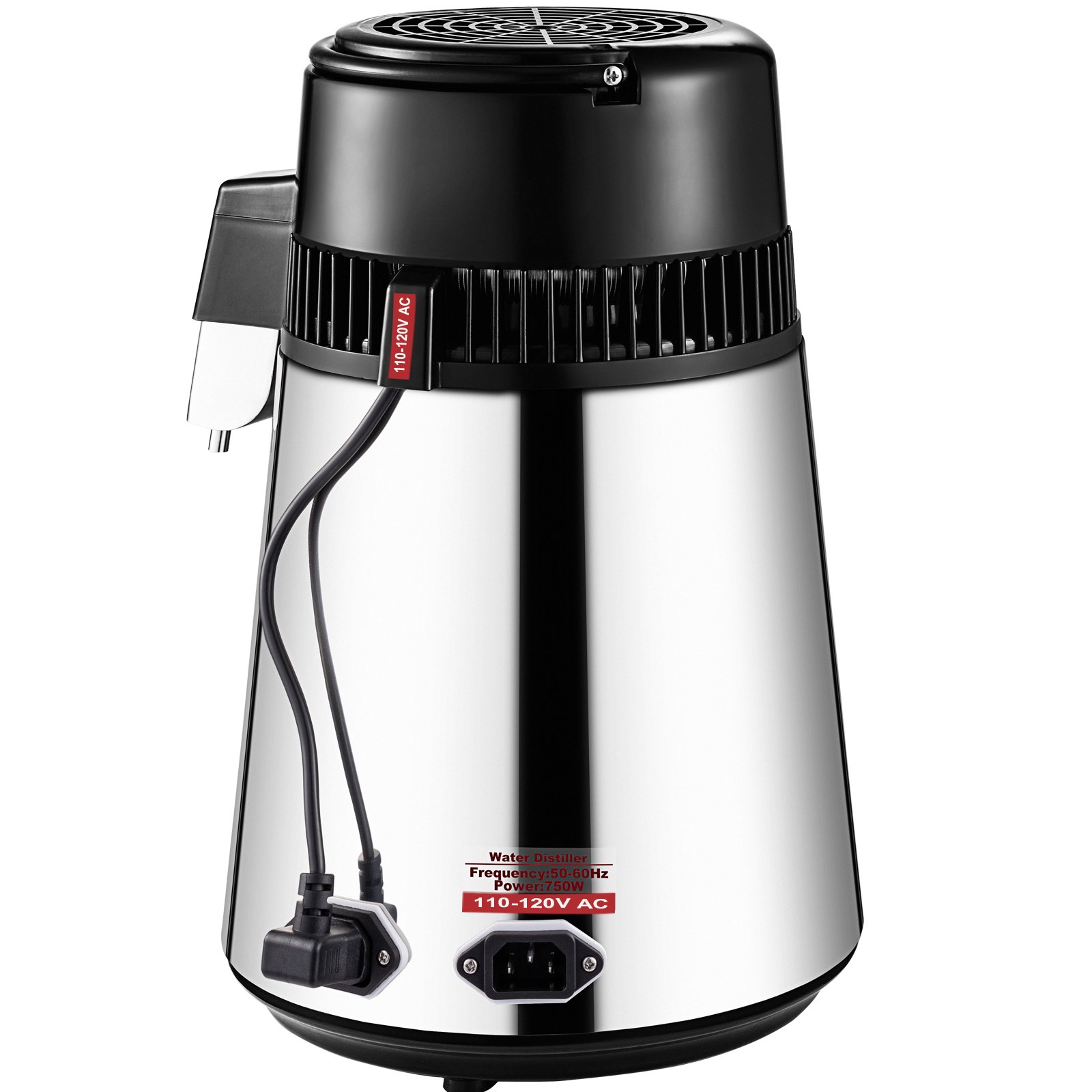 VEVOR Water Distiller, 4L Distilled Water Maker, Pure Water Distiller ...