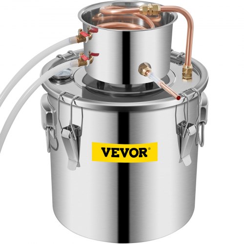 VEVOR Moonshine Still 9.6Gal 38L, Distillery Kit with Circulating Pump ...