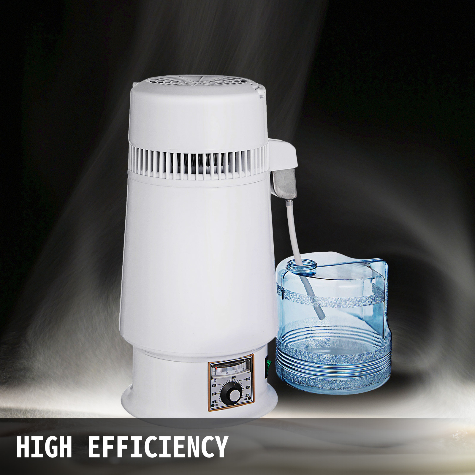 4l Home Countertop Stainless Steel Interior Water Distiller Purifier ...