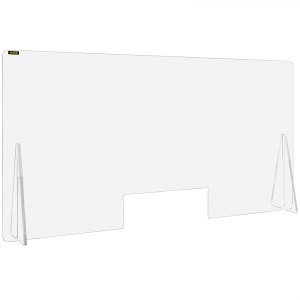 Vevor Sneeze Guard For Counter Acrylic Shield 24" X 48" With ...