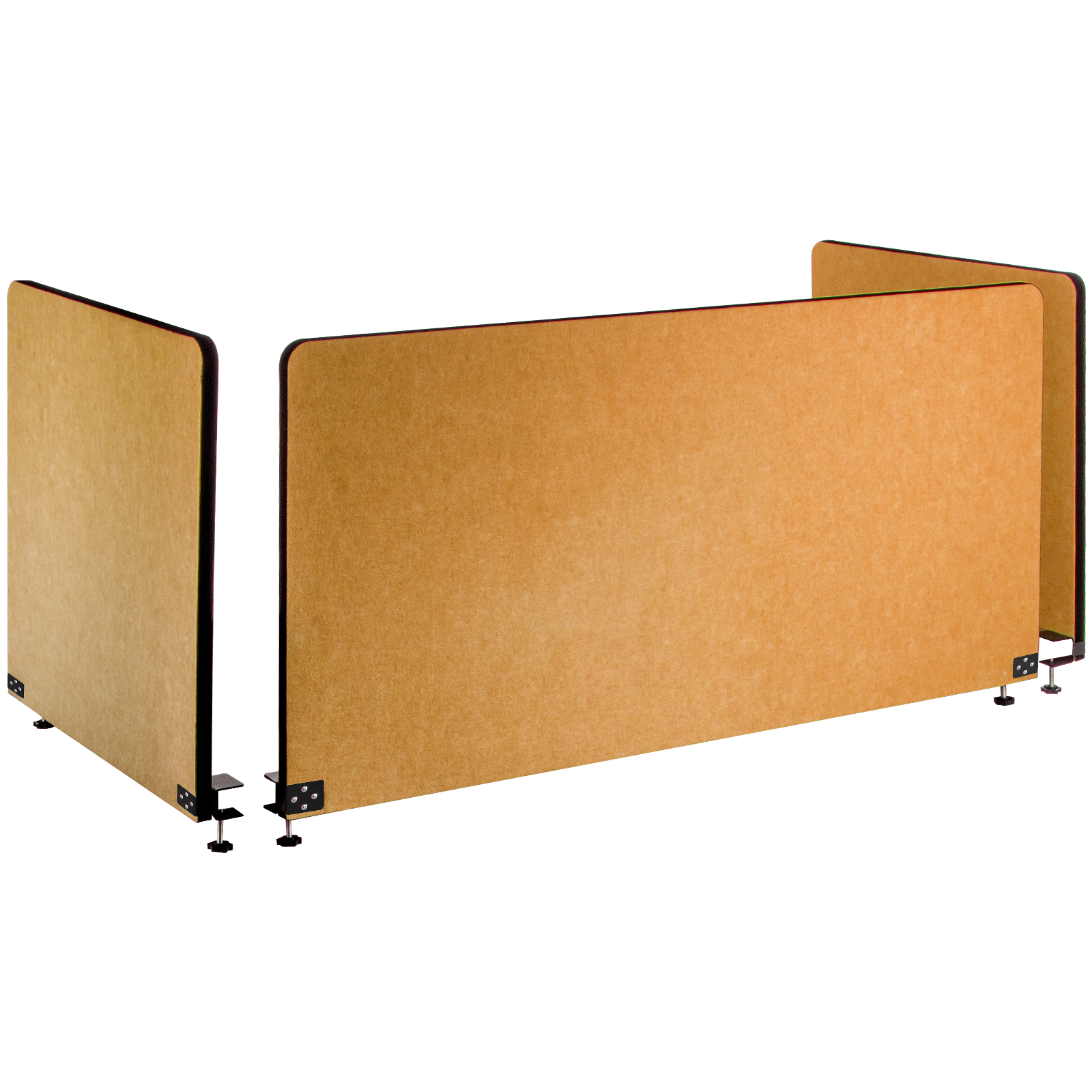 Vevor Desk Divider Desk Privacy Panel 60'' 3 Panels Desktop Partition ...